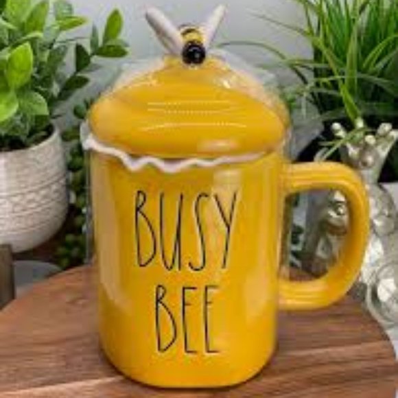 Rae Dunn | Dining | Rae Dunn Busy Bee Mug With Topper | Poshmark